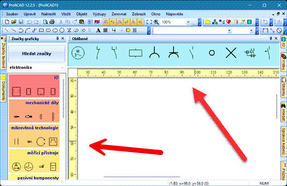 Rychlý start s ProfiCADem